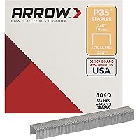 Arrow Fastener 356 3/8-Inch Genuine P35 Staples, 5,040-Pack : Amazon.ca ...