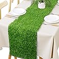 Amazon.com: Grass Table Runner 12 x 72 Inch, Green Fake Faux Grass ...