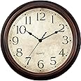 Amazon.com: KECYET 12 Inch Wall Clocks Battery Operated Silent Non ...