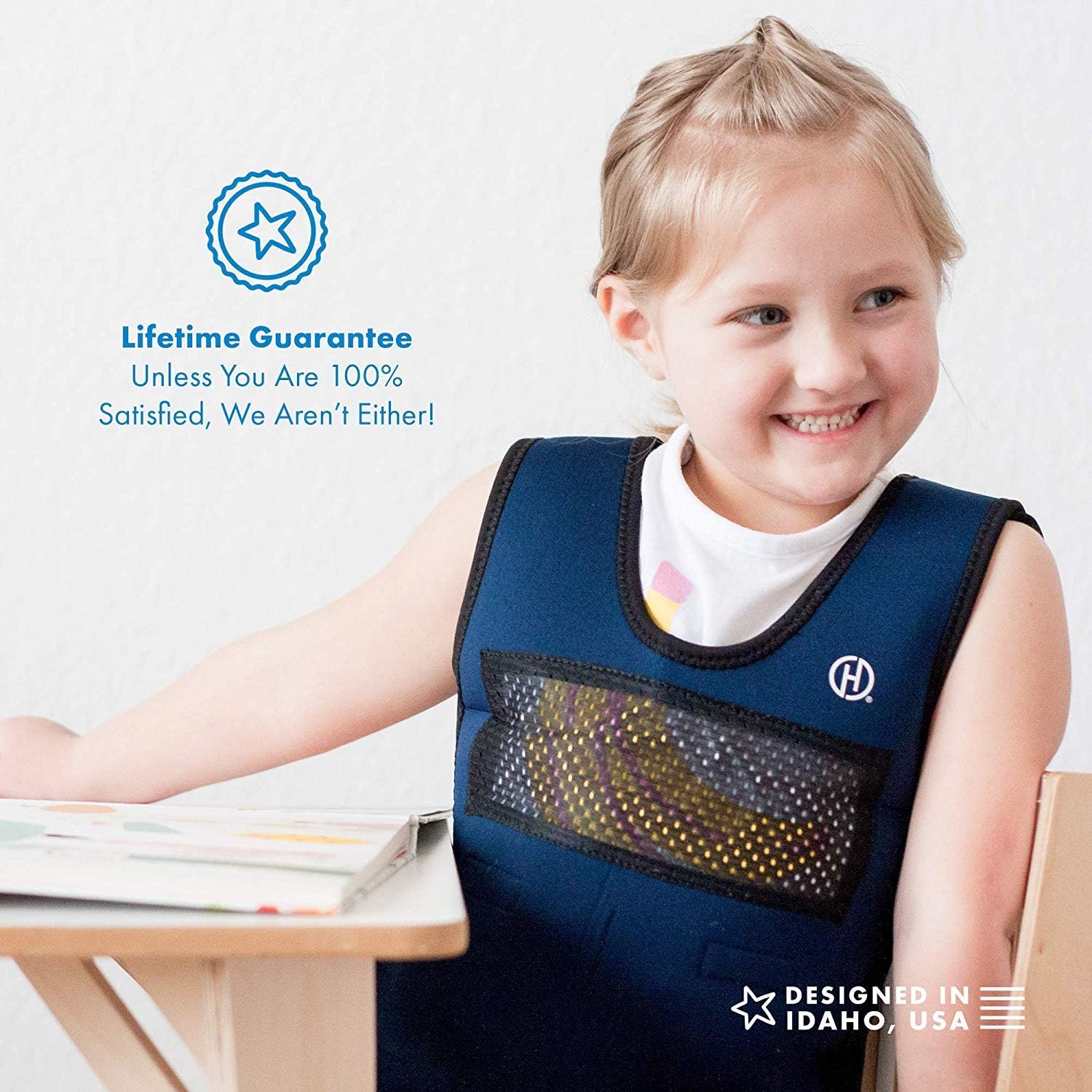 Weighted Compression Vest for Children (Ages 5 to 9) by Harkla ...