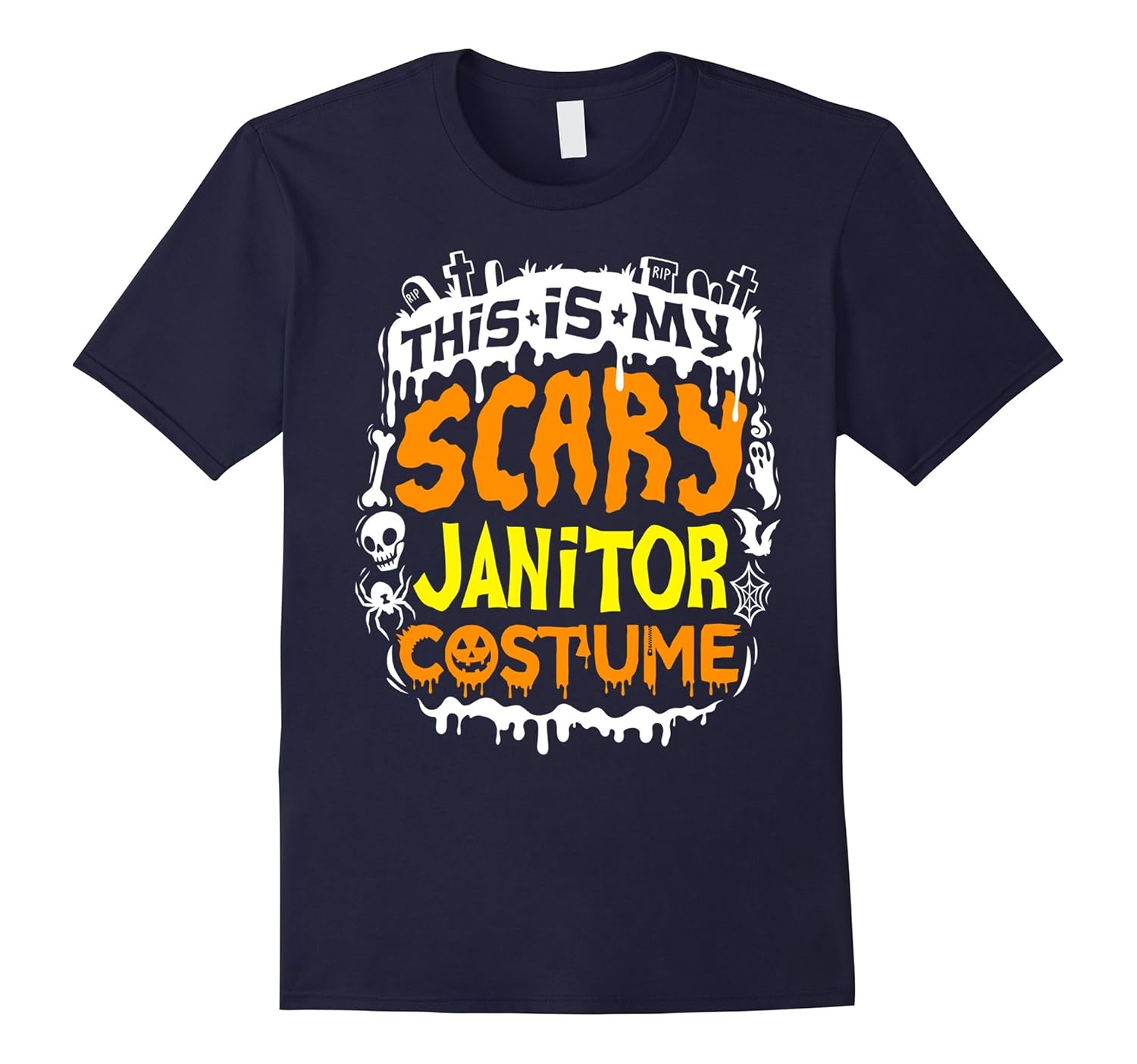 This Is My Scary Janitor Costume T-Shirt – Halloween-TJ – theteejob