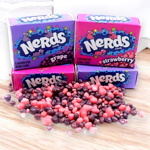 Nerds Bulk Candy Mini Boxes-1 lb Individually Wrapped Grape and ...