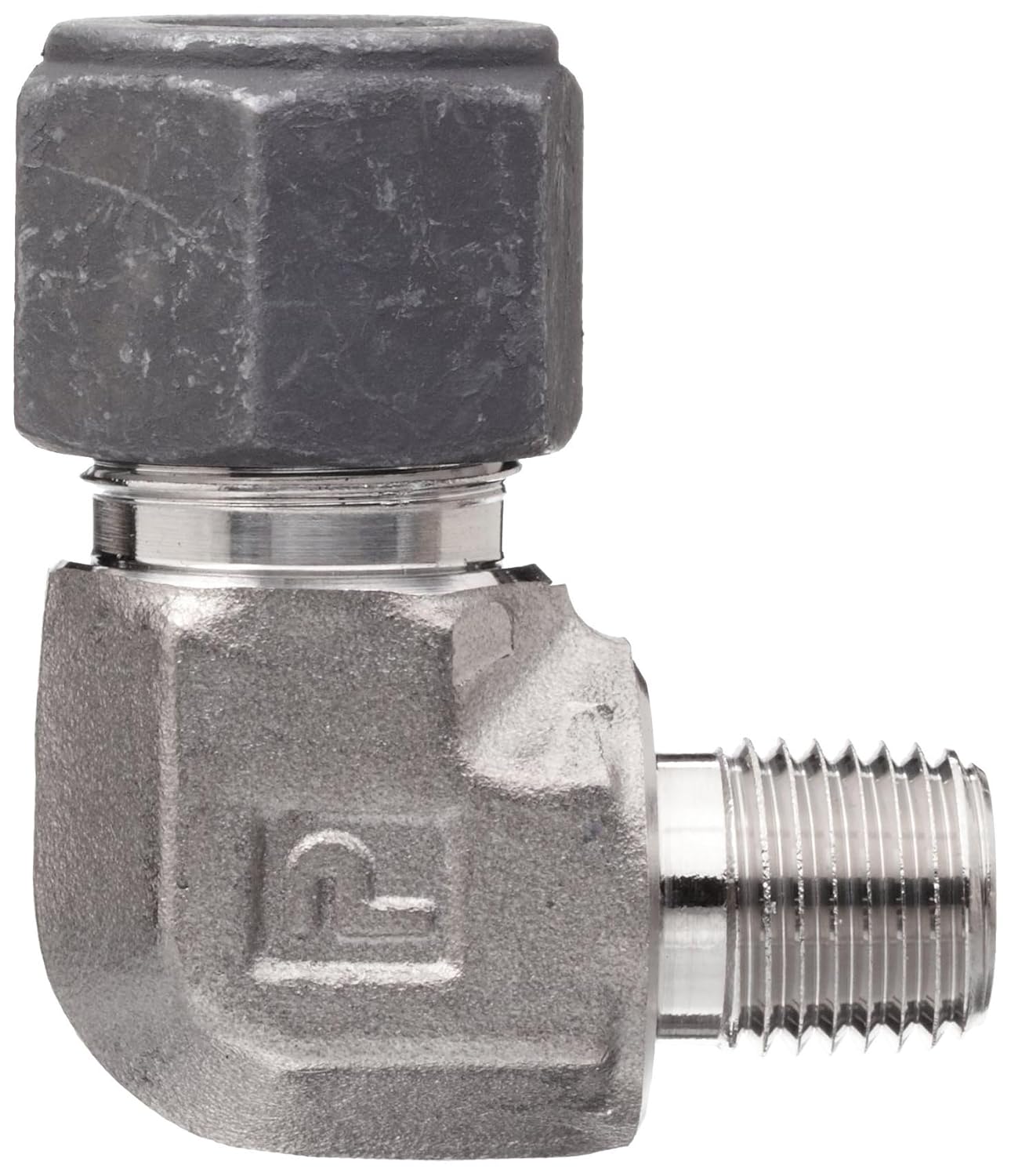 1/2 Tube OD x 1/4 NPT Male Parker CPI 8-4 CBZ-SS 316 Stainless Steel ...