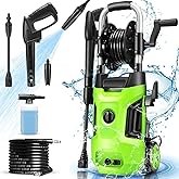 Amazon.com : Suyncll Pressure Washer, 1800W Electric Power Washer, 2.5GPMHigh Pressure Washer ...
