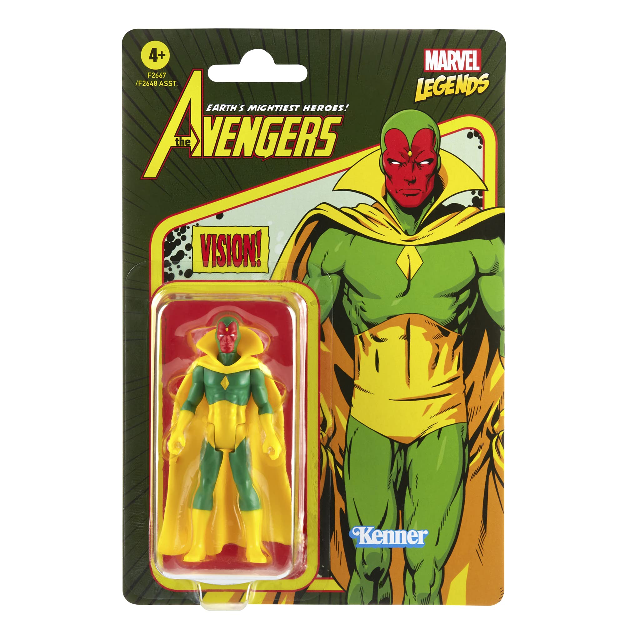 Mua Marvel Hasbro Legends 3.75-inch Retro 375 Collection Vision Action ...