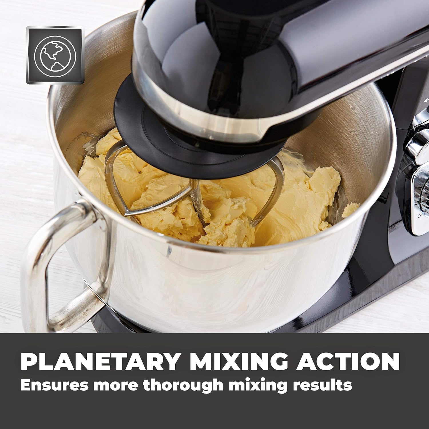 Tower T12033 3-in-1 Stand Mixer with 6 Speeds and Pulse Setting, 1000 W ...
