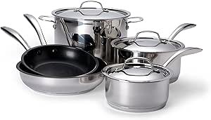 Amazon.com: Gourmet Standard 8 Piece Culinary Choice Cookware set: Home ...