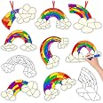 Amazon.com: BeYumi Coloring Rainbow Craft Kit - 83Pcs Color Your Own ...
