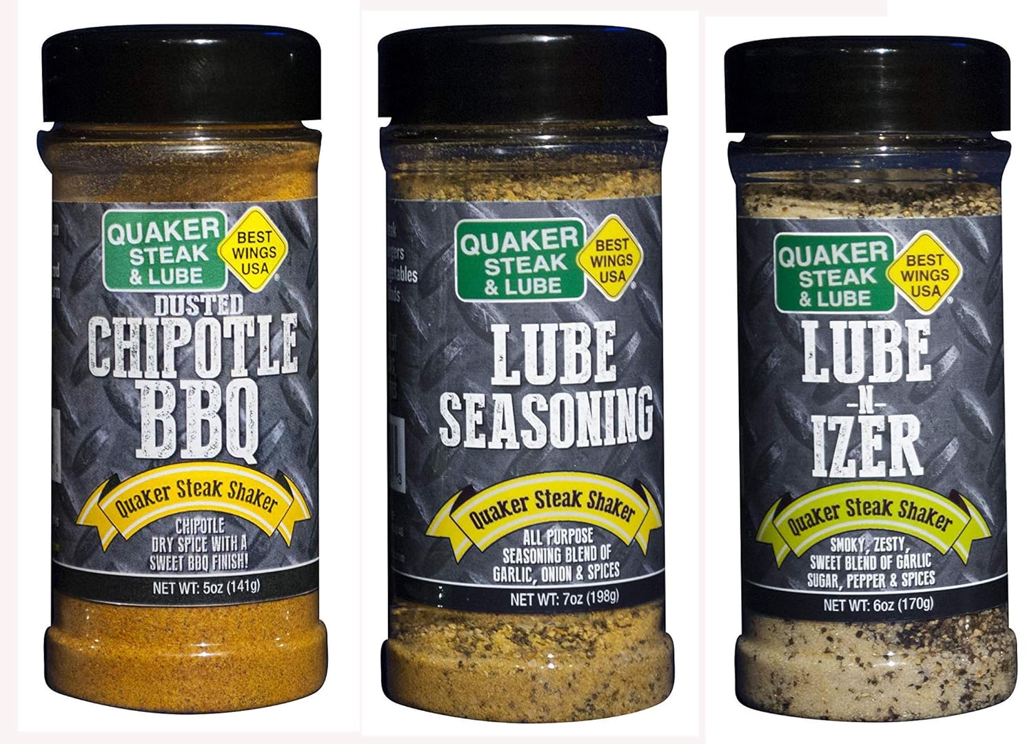 Amazon.com : Quaker Steak & Lube Seasonings Variety Pack - 3 Seasoning ...