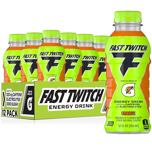 Fast Twitch Energy drink from Gatorade, Orange, 12oz Bottles, (12 Pack ...