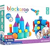 Amazon.com: Blockaroo Magnetic Foam Blocks – STEM Preschool Toys for ...