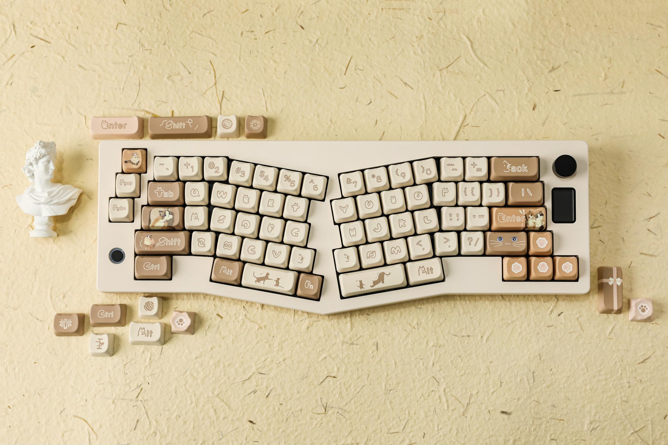 Mua EPOMAKER PurrCap 144 Keys PBT Keycaps Set, Custom Cat-shaped ...