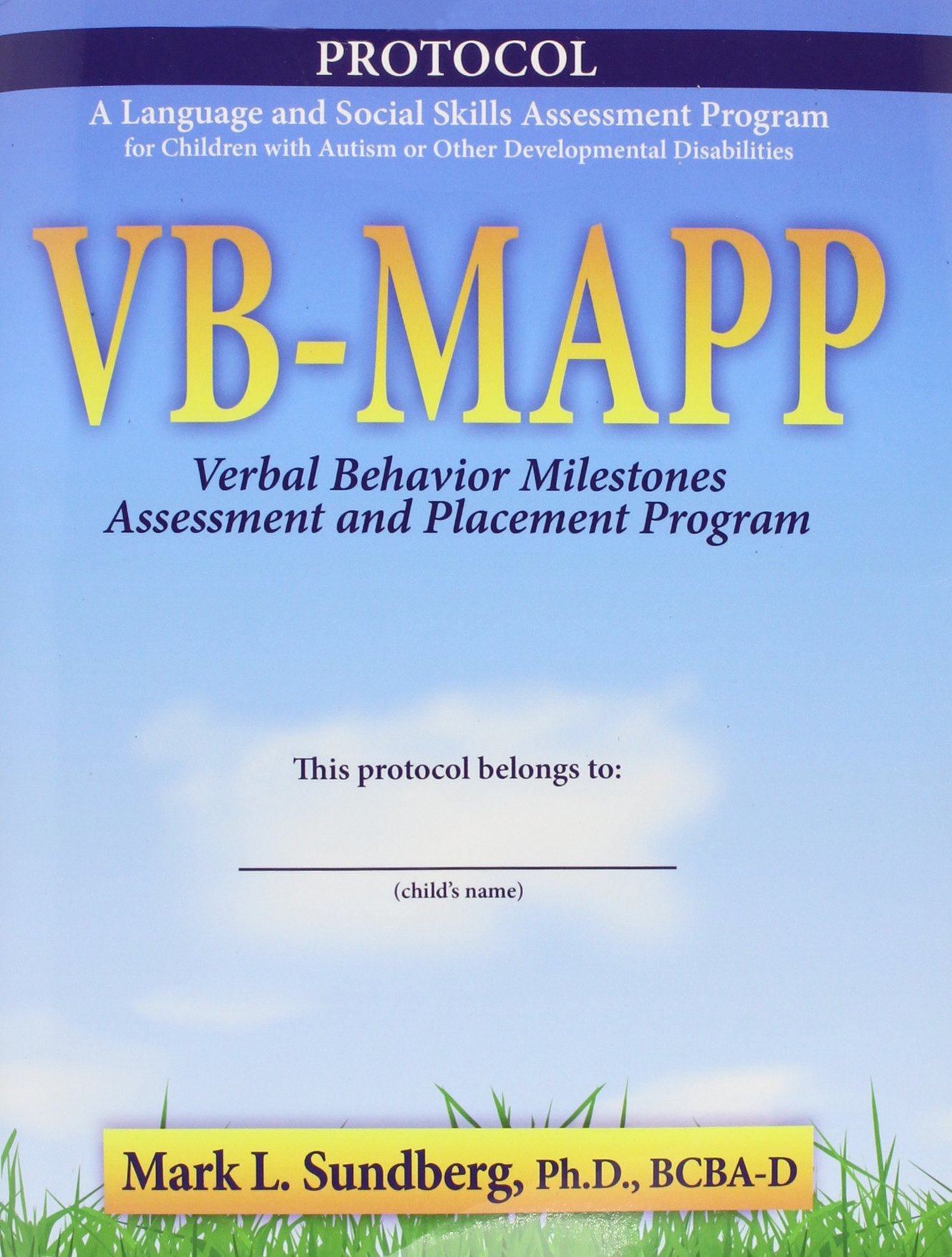 Mua VB-MAPP: Verbal Behavior Milestones Assessment and Placement ...