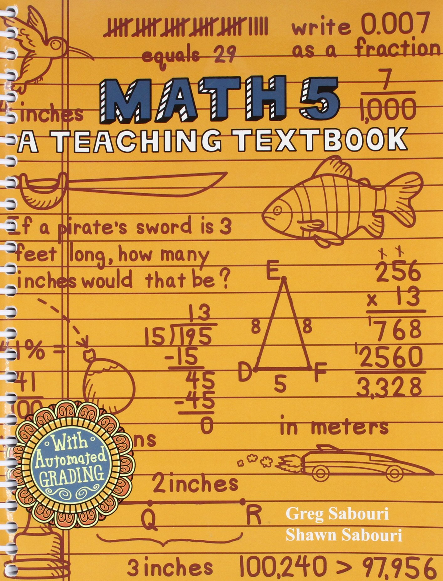 Math 5 a Teaching Textbook and Workbook/ Answer Key – starkidslearn.com