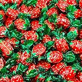 Amazon.com : Strawberry Hard Candy Individually Wrapped With Soft ...