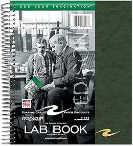 Amazon.com : ROARING SPRING Edison 4x4 Quad Graph Ruled Wirebound ...