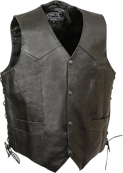 Event Leather Men's Indian Head Vest: Amazon.co.uk: Clothing