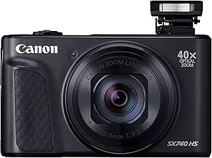 Amazon.com : Canon PowerShot SX740 HS Digital Camera - Black (International Model) : Electronics