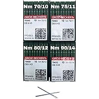 Amazon.com: Groz-Beckert 80 PCS GROZ-BECKERT DBXK5 Needle FFGBall Point 20 PCS of Each Size ...