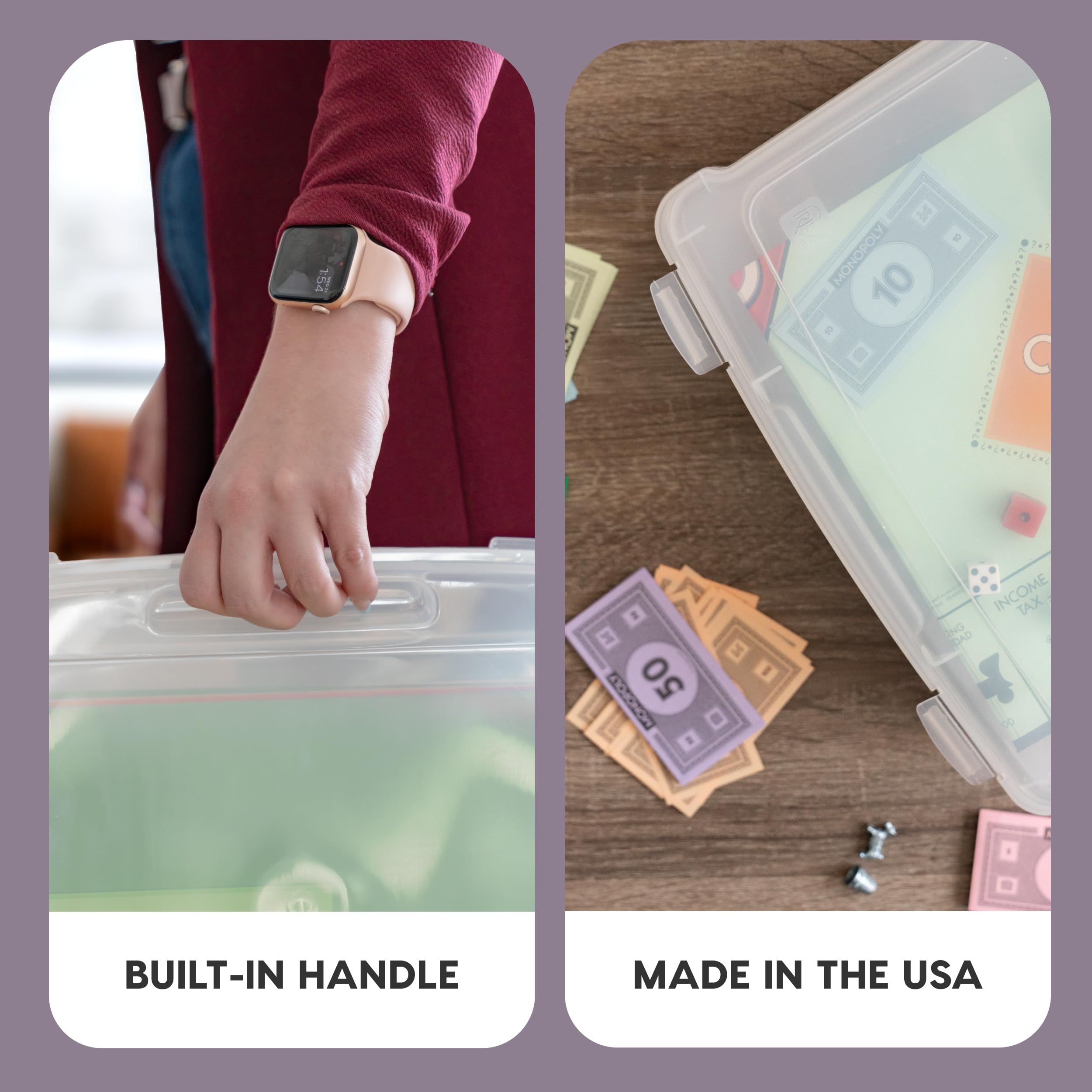 Mua IRIS USA 6 Pack Fits 8.5" x 11" Portable Project Storage Case with ...