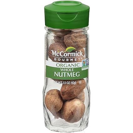 Amazon.com : McCormick Gourmet Whole Nutmeg, 1.5 oz : Nutmeg Spices And ...