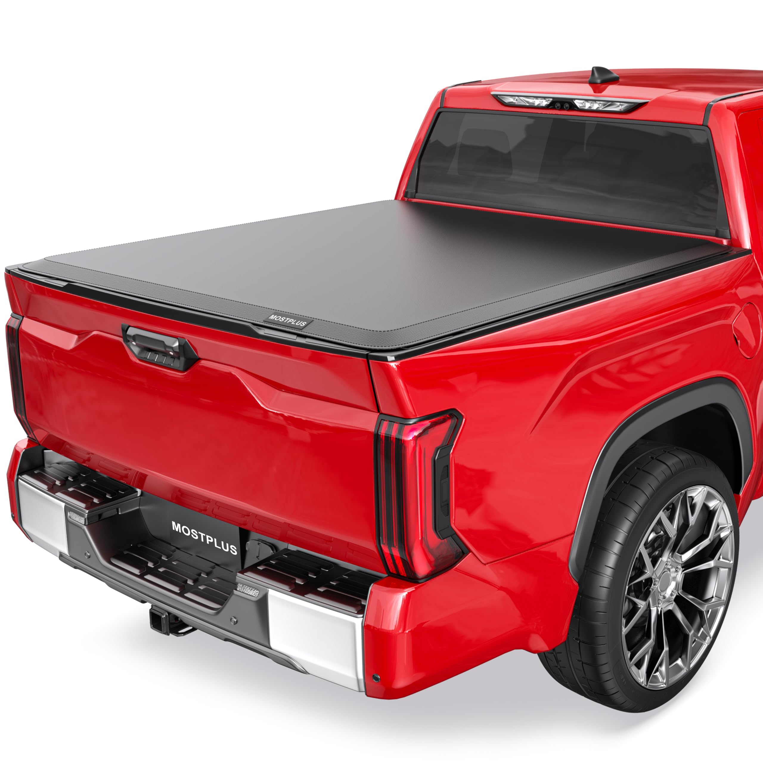 MOSTPLUS Roll-Up Soft Vinyl Truck Bed Tonneau Cover Compatible with ...