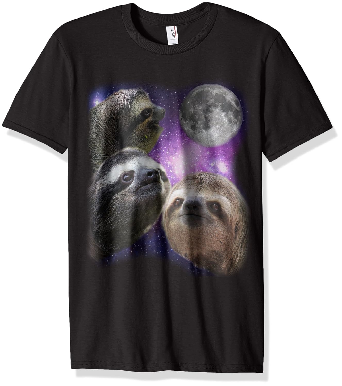 Sloth Shirt – Three Wolves Moon Parody Meme Shirt-Vaci – Vaciuk
