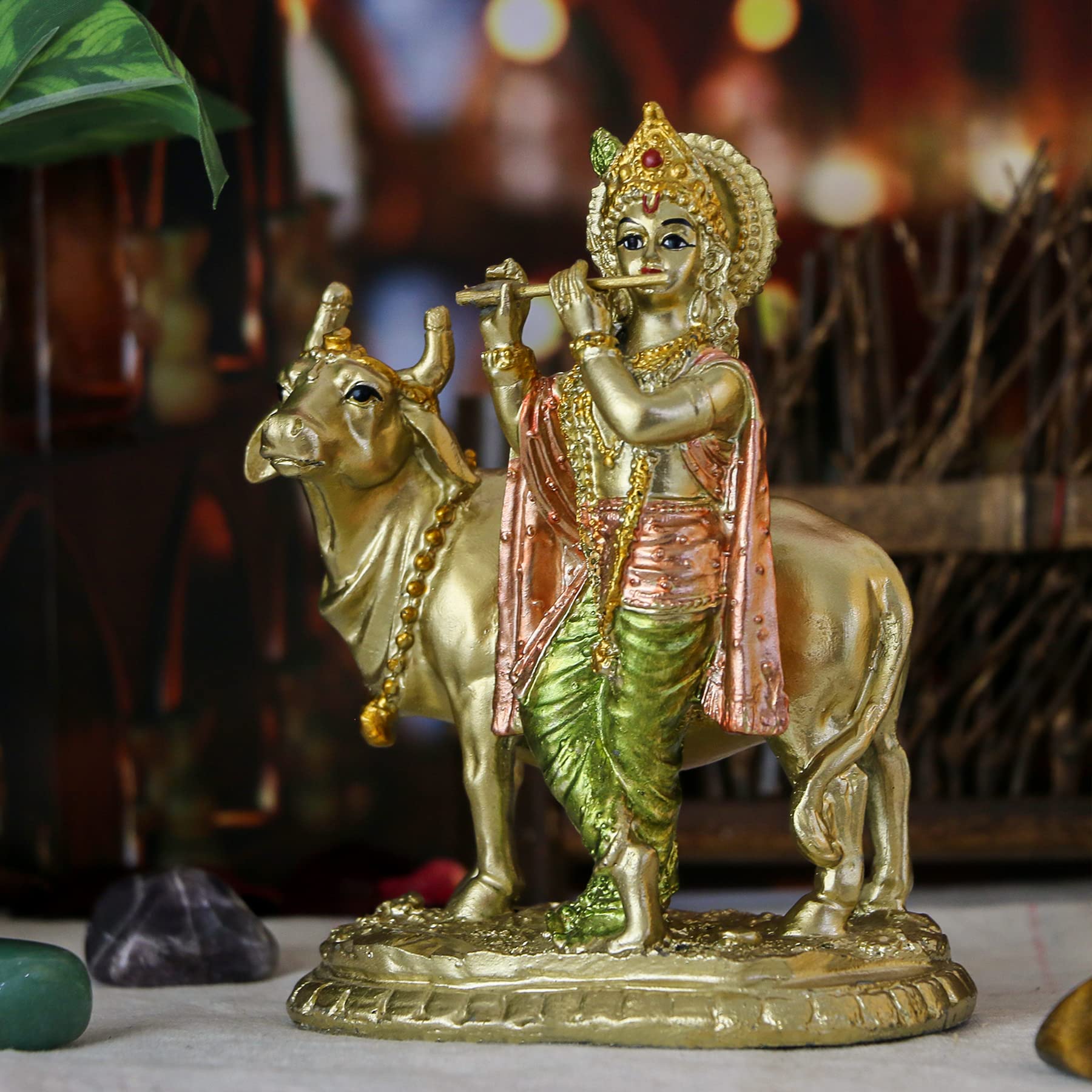 Mua alikiki Hindu God Lord Krishna Statue - 5.3“H Baby Krishna Idol w ...