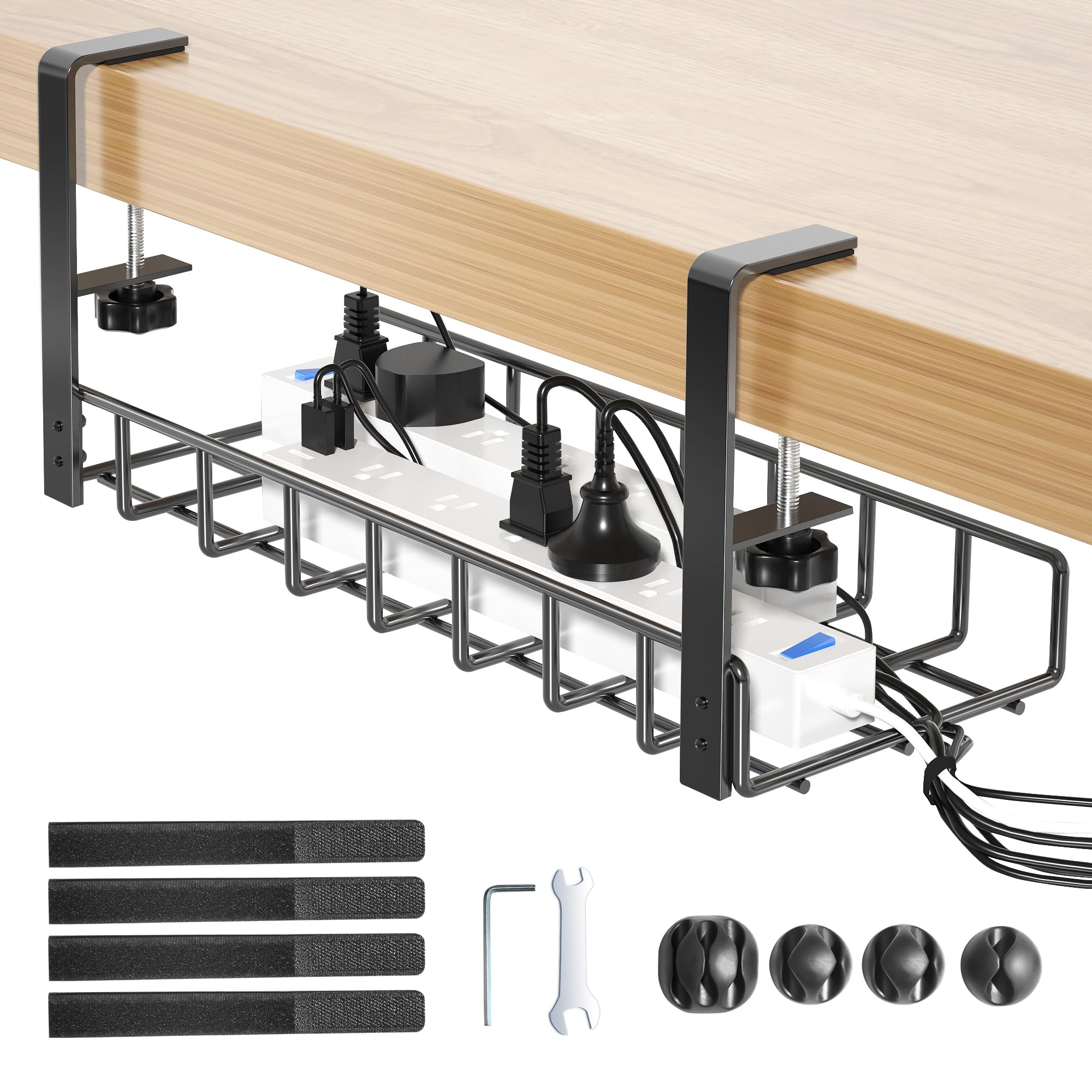 Mua Under Desk Cable Management Tray 1 Pack, Xpatee Upgraded Wire ...