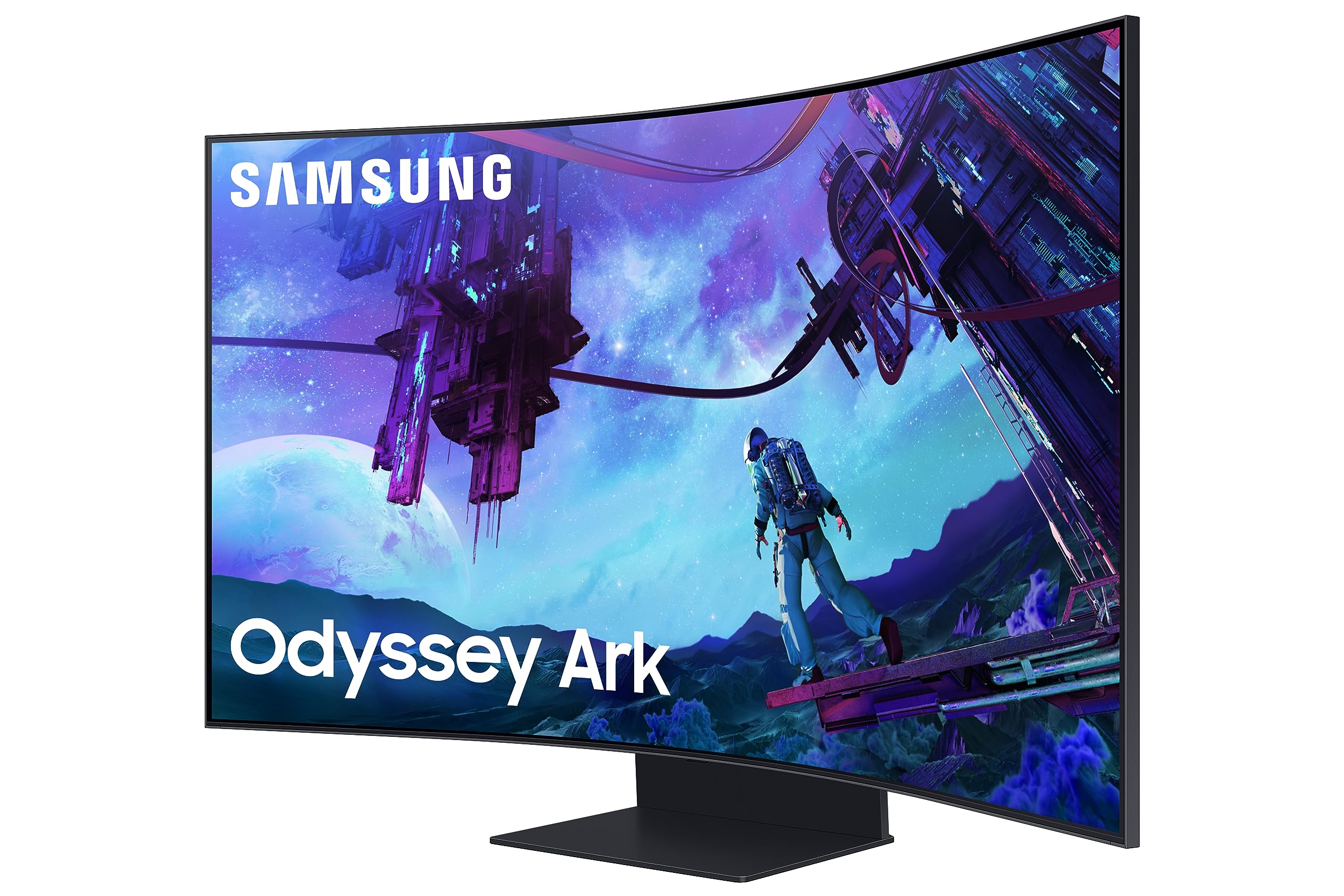 SAMSUNG 55" Odyssey Ark 2nd Gen 4K UHD 1000R Curved Gaming Monitor ...