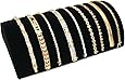 Amazon.com: FindingKing Black Velvet Half Moon Bracelet Showcase ...
