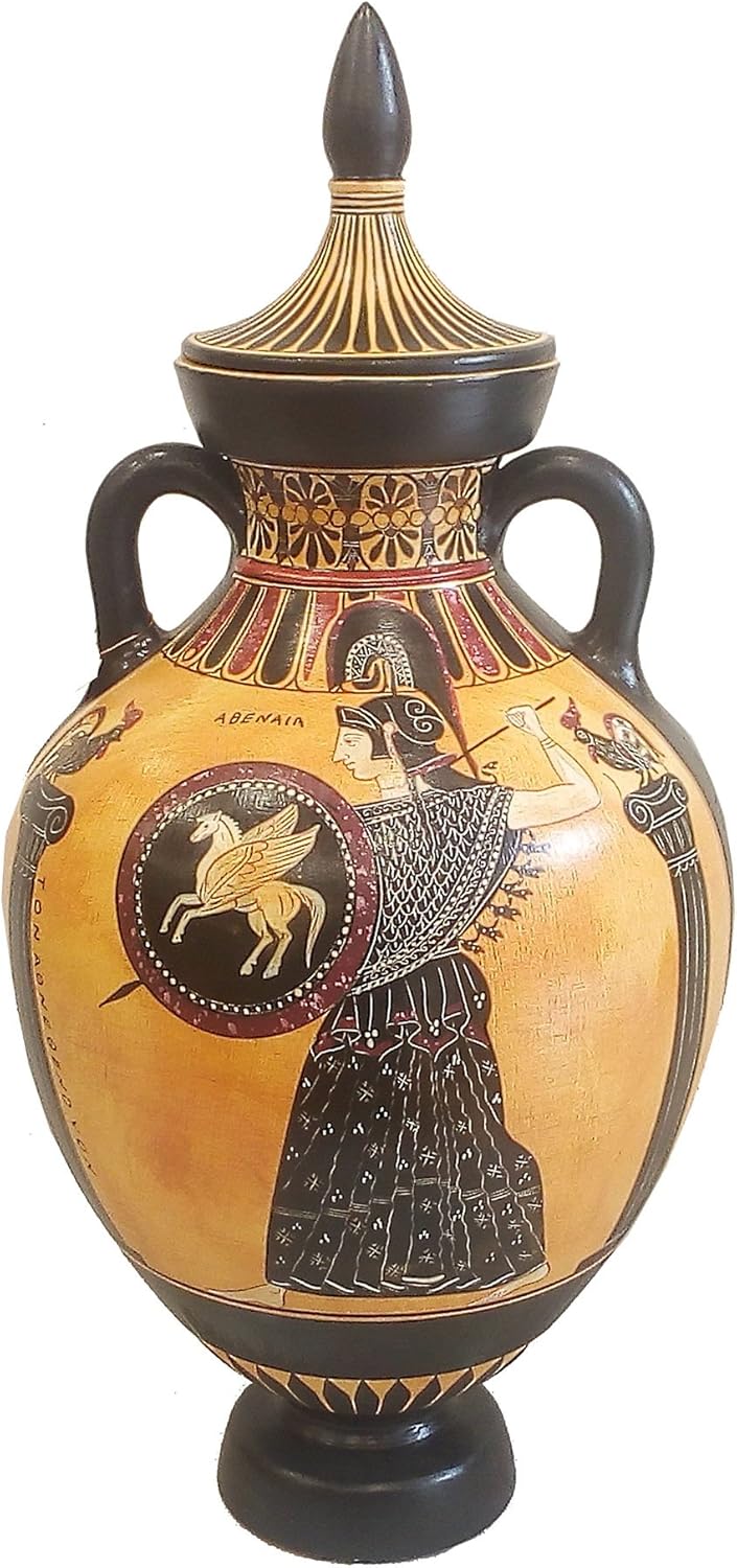 Amazon.com: Talos Artifacts Panathenaic Amphora Vase - Ancient Running ...