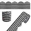 Carson Dellosa Farmhouse 65Ft of Black and White Gingham Bulletin Board ...