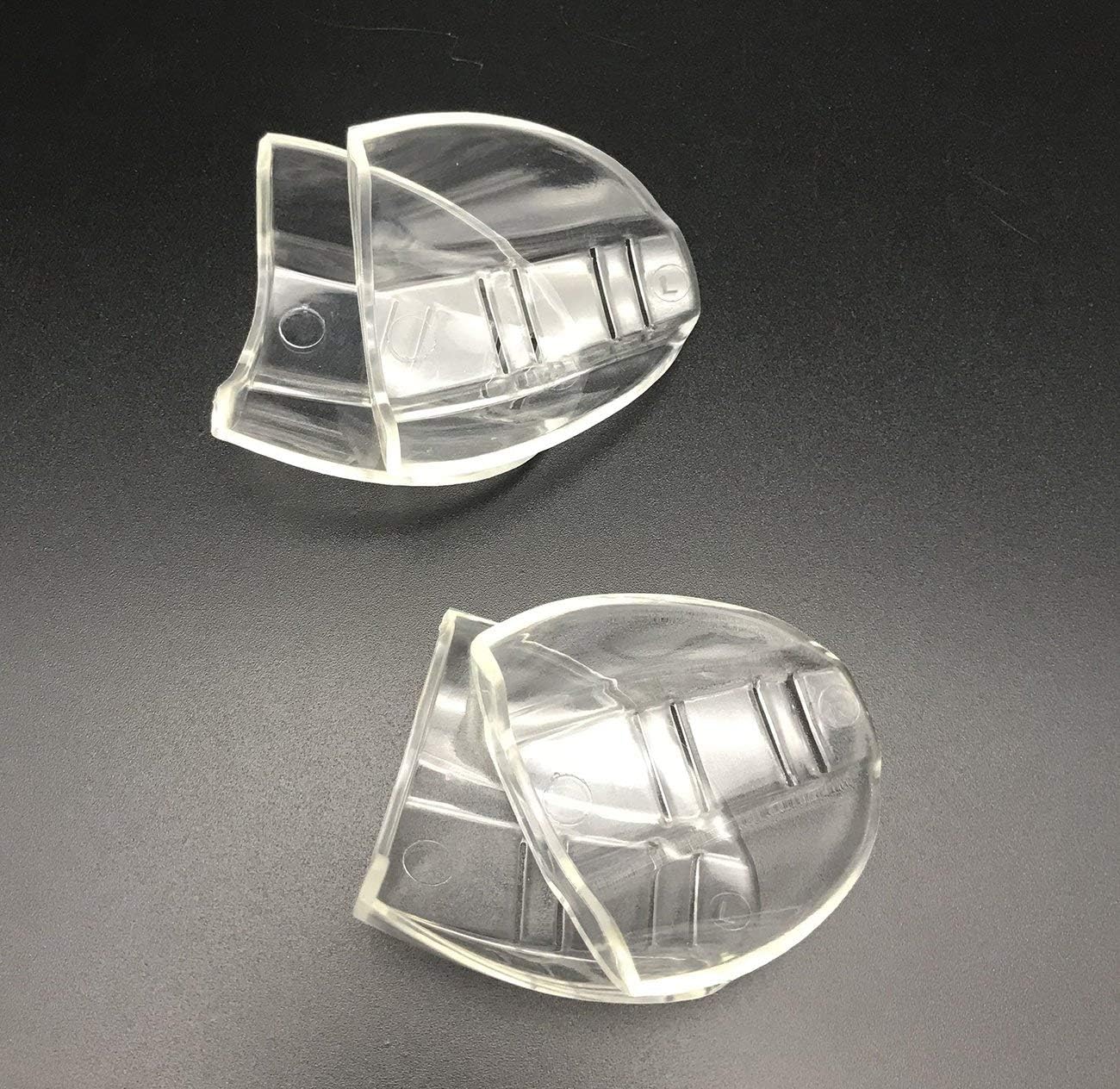 Single hole MBODM 2 Pairs Safety Eye Glasses Side Shields Slip On Clear ...