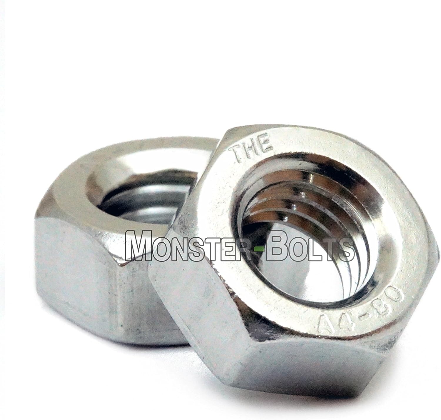 M6-1.0 Nylon Insert Locking Nut A4/316 Marine Grade Stainless Steel DIN ...