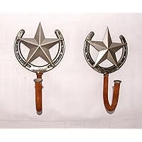 Amazon.com: Wild-Hare Western Cowboy Gun Rack Horseshoe Locking ...