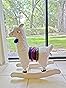 Amazon.com : labebe - Baby Rocking Horse Wooden, Plush Stuffed Rocking ...