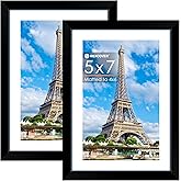 Amazon.com - FIXSMITH 5x7 Picture Frame Set of 2, Photo Frame with HD ...
