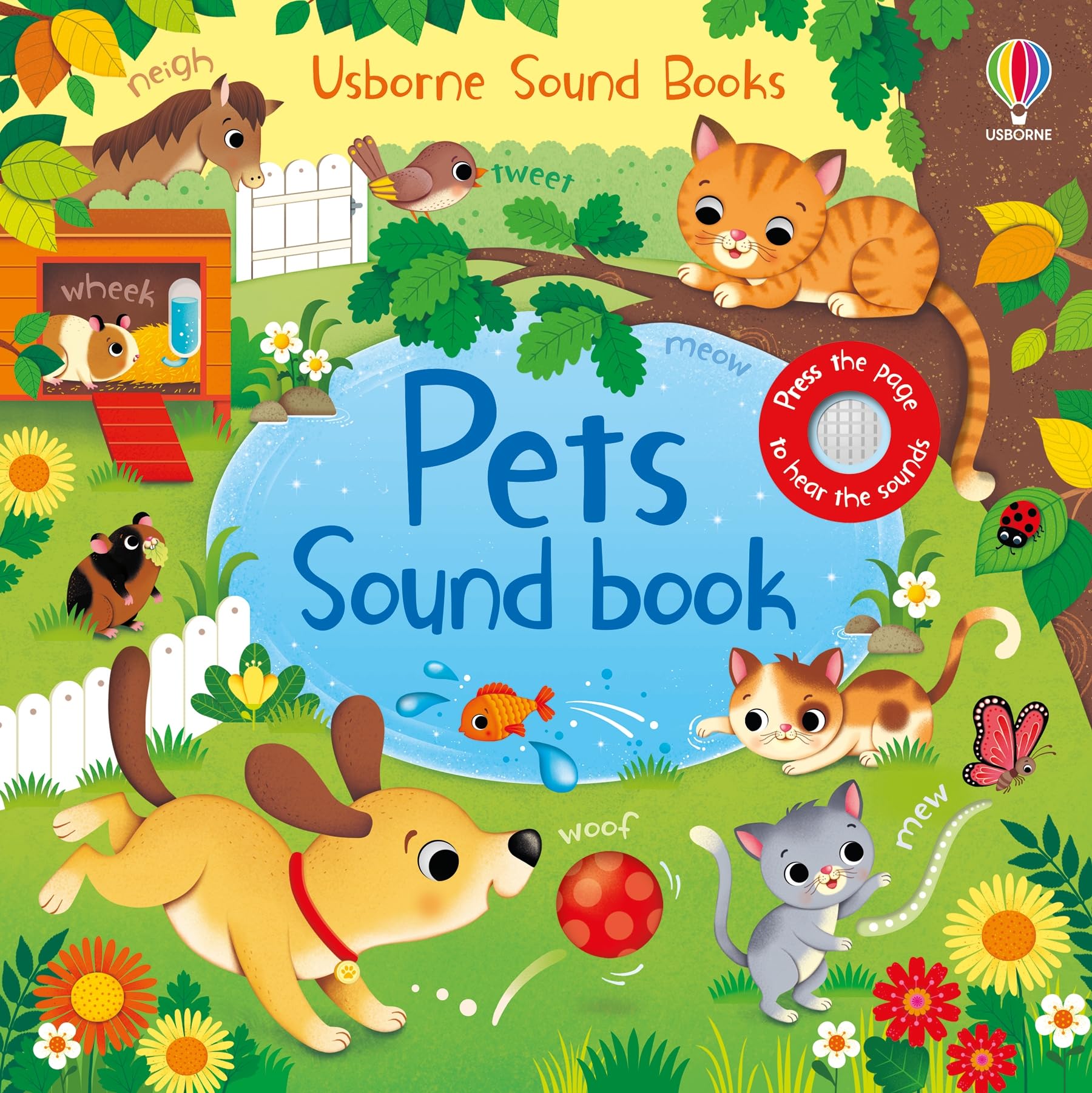 Pets Sound Book: A Delightfully Tactile and Illustrated Book About Cats ...