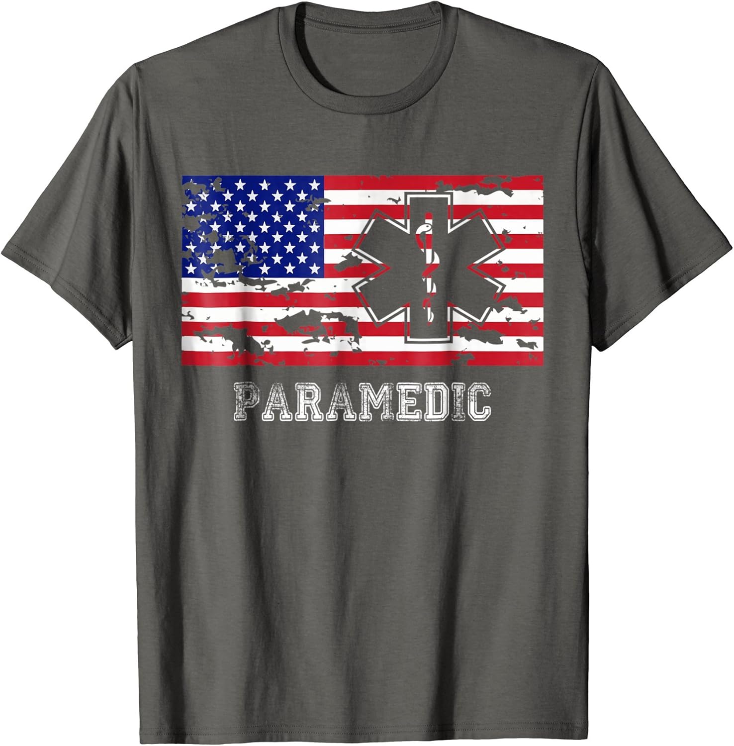 Amazon.com: Paramedic USA Flag T-Shirt Gift: Clothing