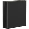 Amazon.com: 16” x 20” Black Super Value Stretched Canvas by Artist's ...