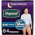Amazon.com: Depend Night Defense Adult Incontinence Underwear for Men ...