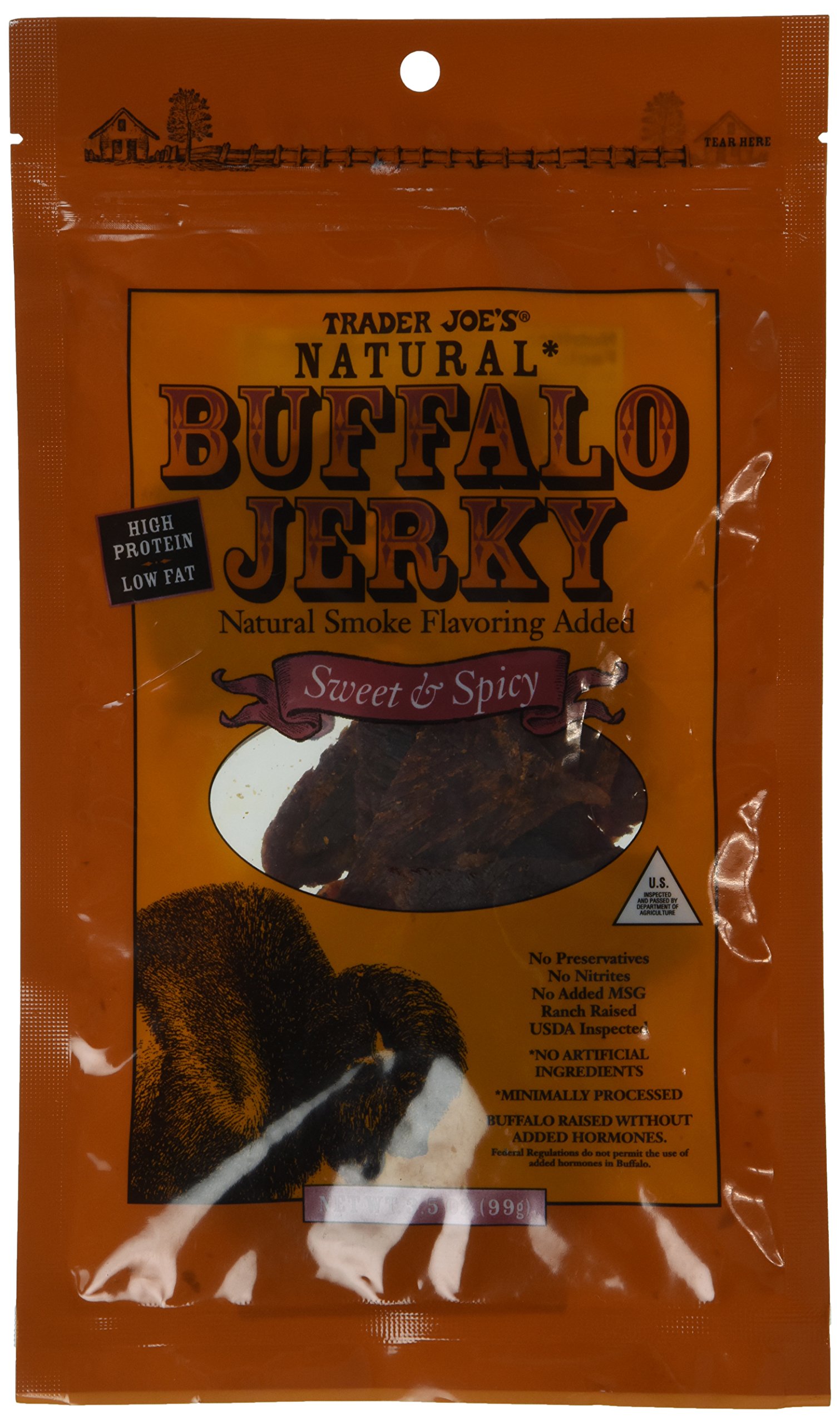 Amazon.com: Trader Joe's Natural Turkey Jerky Teriyaki Flavor 4 Oz.