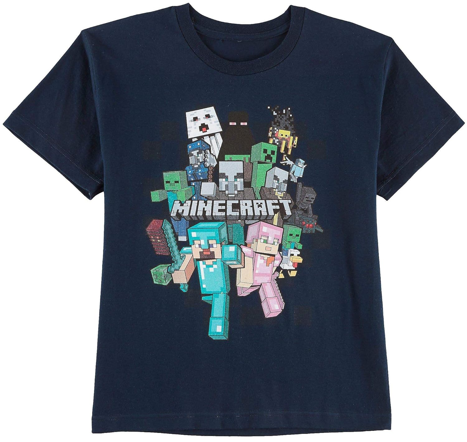 Minecraft Mojang Character Collage Design T Shirt | Kitilan