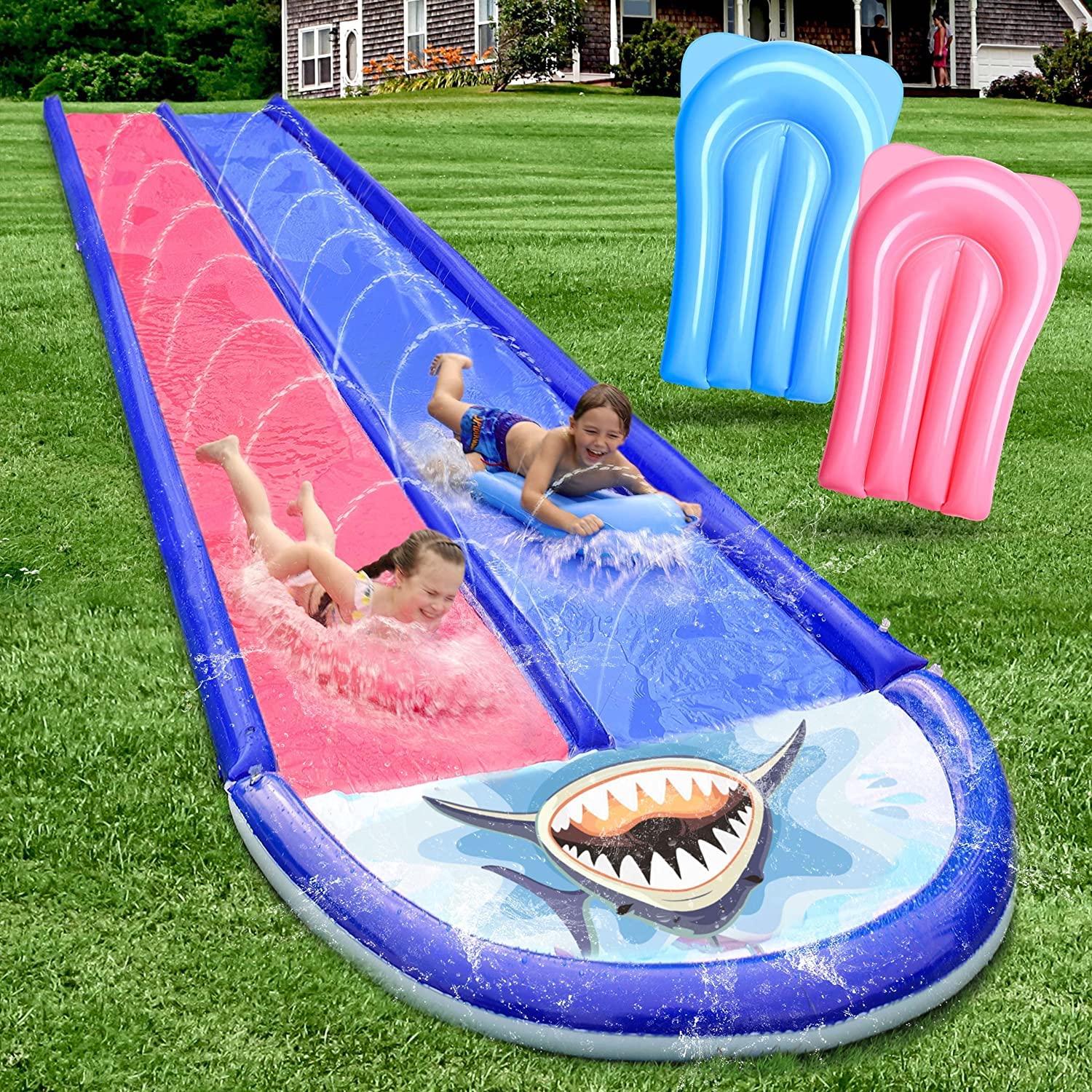 Mua AnanBros Slip Slide Heavy Duty Inflatable Lawn Water Slide with 2 ...