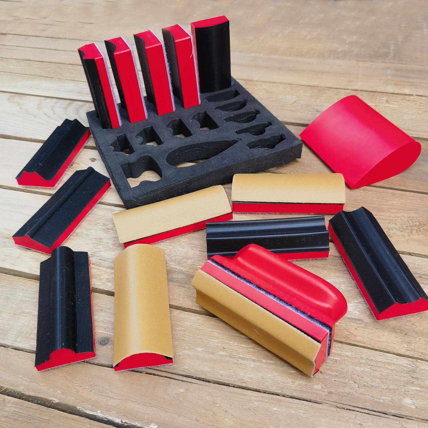 Mua 16-Piece Contoured Profile Hand Sanding Block Set with Hook and ...