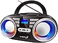 Tragbarer CD-Player | LED-Discolichter | Boombox | CD: Amazon.de: Elektronik