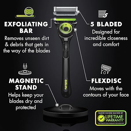 Mua Gillette Labs with Exfoliating Bar by Gillette Razor for Men Neon ...