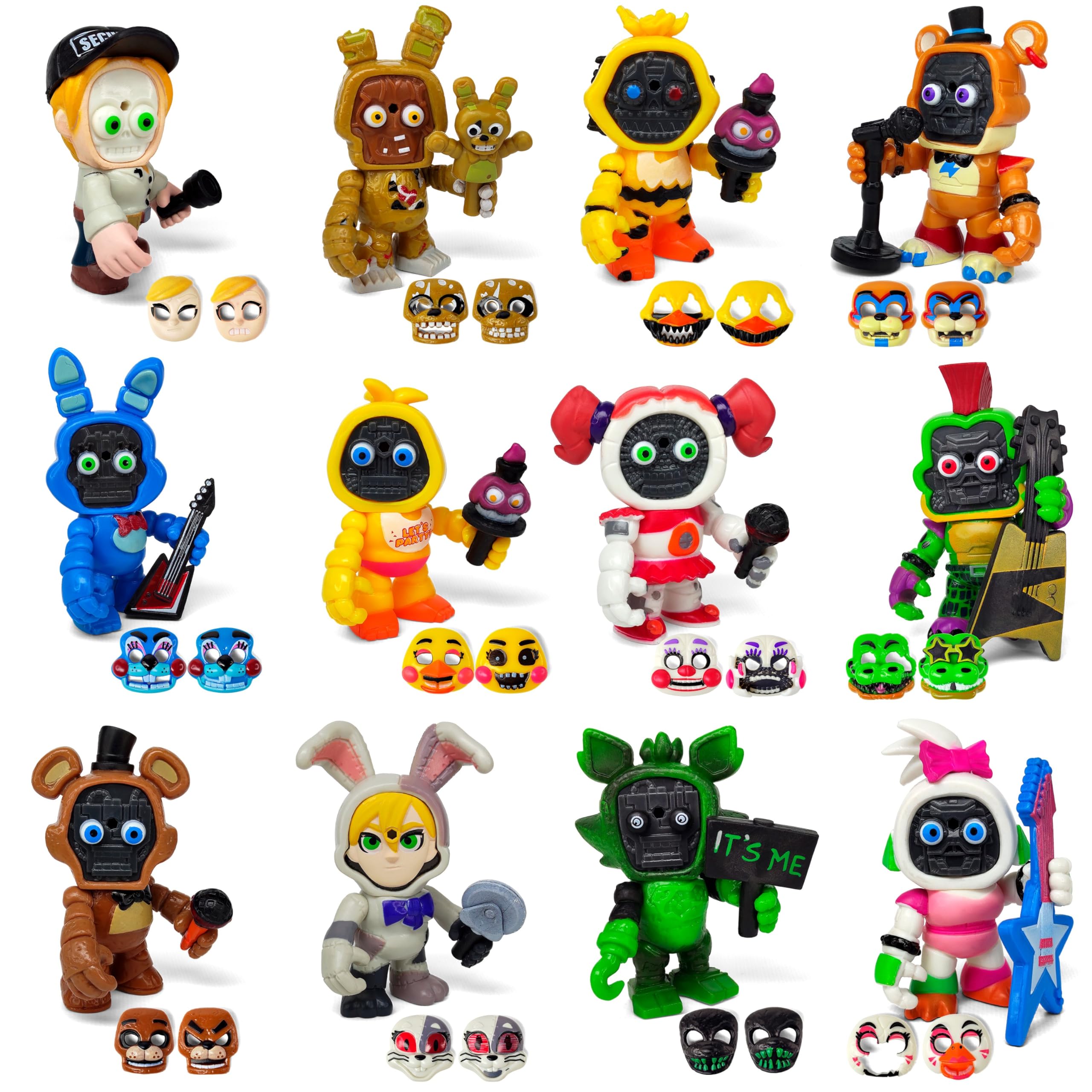 Set 12 pcs Inspired by Game Five Night at Freddys Toys | Mini Figures ...