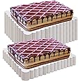 Amazon.com | 50 Pcs Rectangle Cake Board Disposable Cardboard Cake ...
